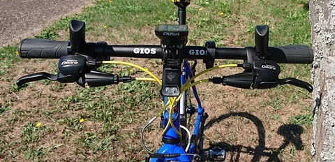 クロスバイクに格安中華サドル・シートポスト・フラットバーを クロスバイクに格安中華サドル・シートポスト・フラットバーを